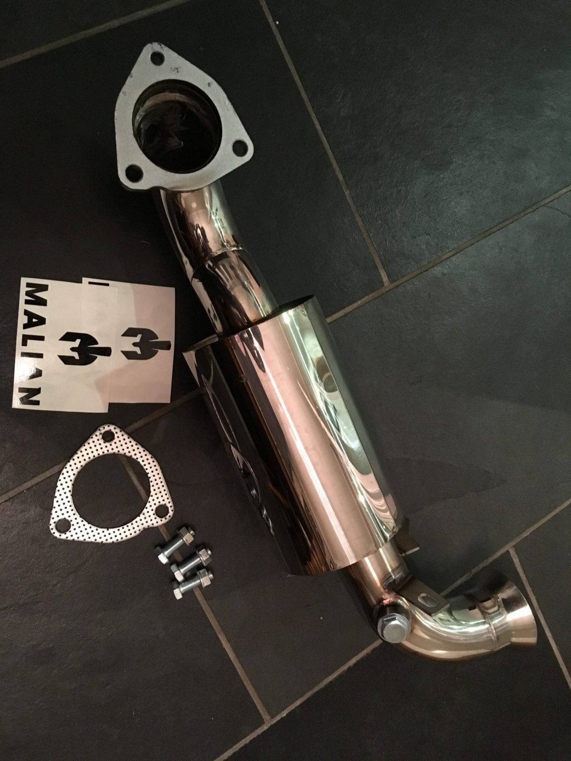 Mini R56/57 Cooper S 1.6 Turbo N14 Decat Performance Exhaust Pipe 2.5 ...